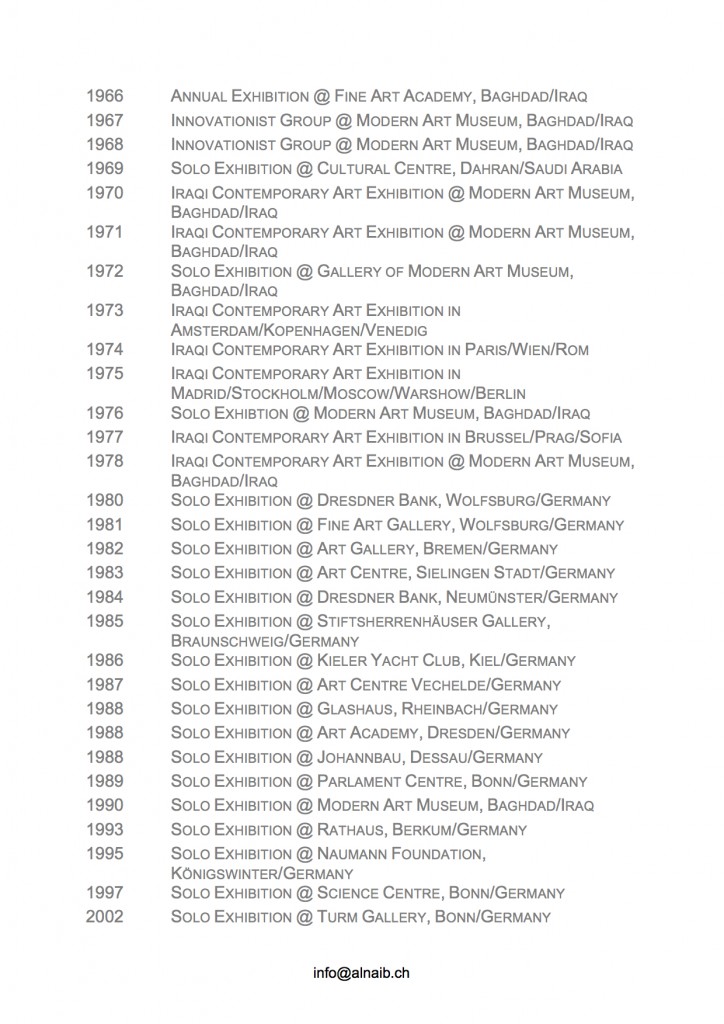 Exhibitions | Khalid Al-Naib